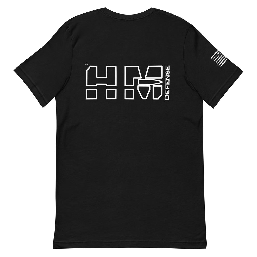 HM Defense Classic Tee | Front & Back - WH LETTERING – HM Defense ...